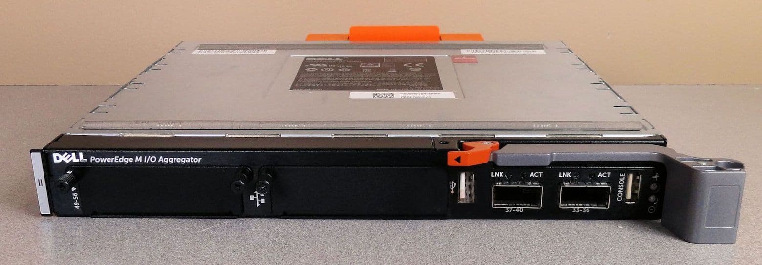 Dell Force10 MXL Dual Port QSFP 10/40GbE Aggregator WKCFR For PowerEdge M1000E