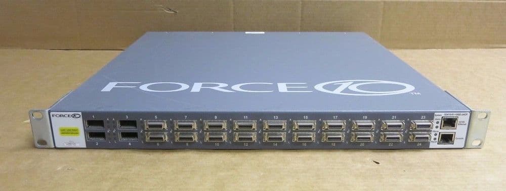 Dell Force10 S2410-01-10GE-24CP 24-Port 10GbE Ethernet Switch 4 x XFP Ports