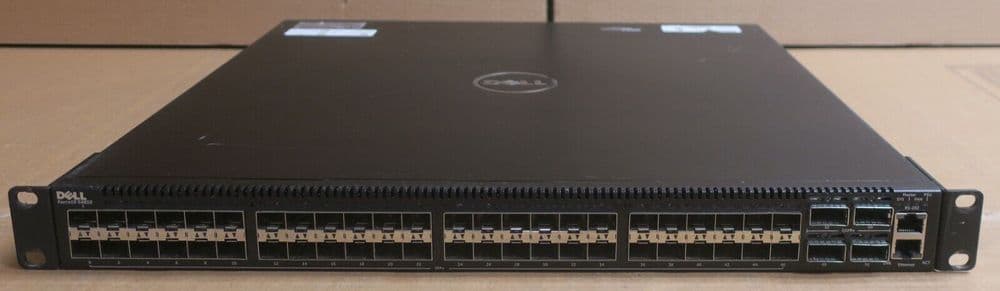 Dell Force10 S4810 S4810-01-64F 48x 1/10GbE SFP 4x 40GbE QSFP Port Switch