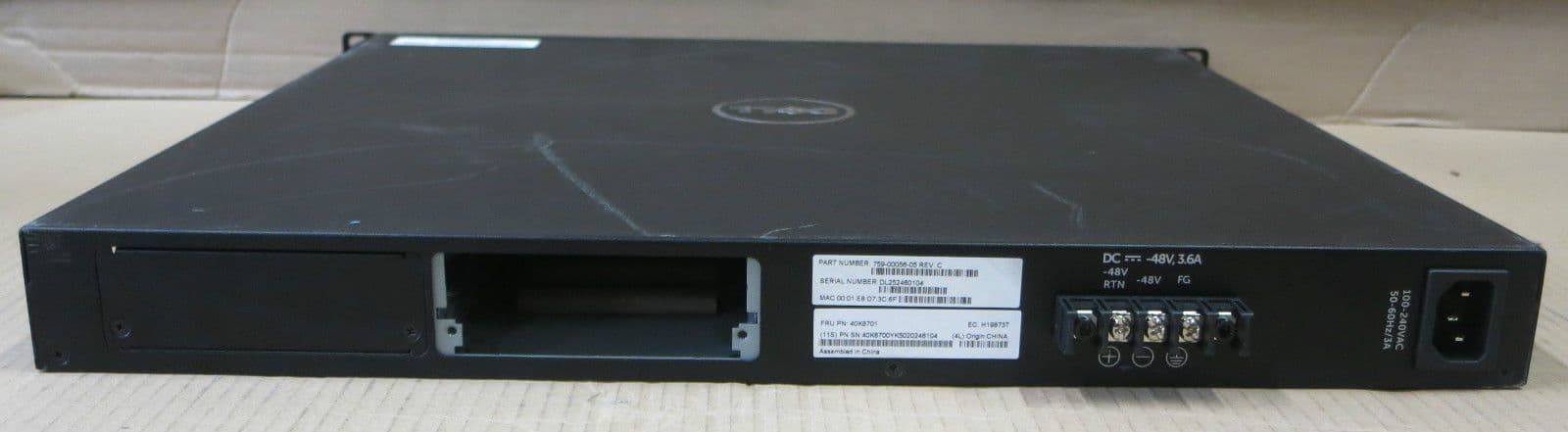 Dell Force10 S50-01-GE-48T 48-Port Gigabit Ethernet Switch 1P0G6 DELL ...