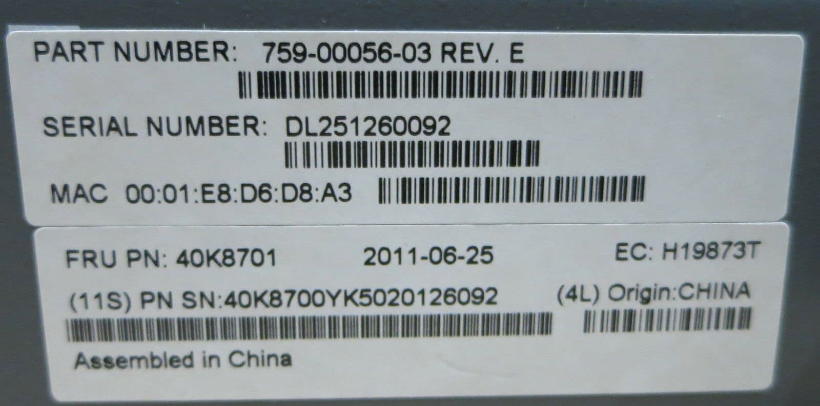 Dell Force10 S50 48 Port Gigabit Ethernet Switch S50-01-GE-48T-AC 759 ...