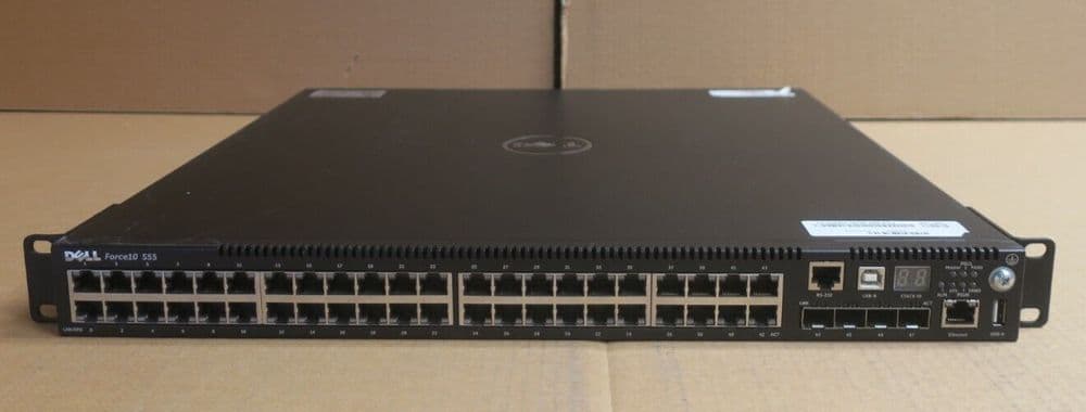 Dell Force10 S55-01-GE-44T-AC S55T 44x 1GE RJ45 4x 1GE SFP Switch Stack Module