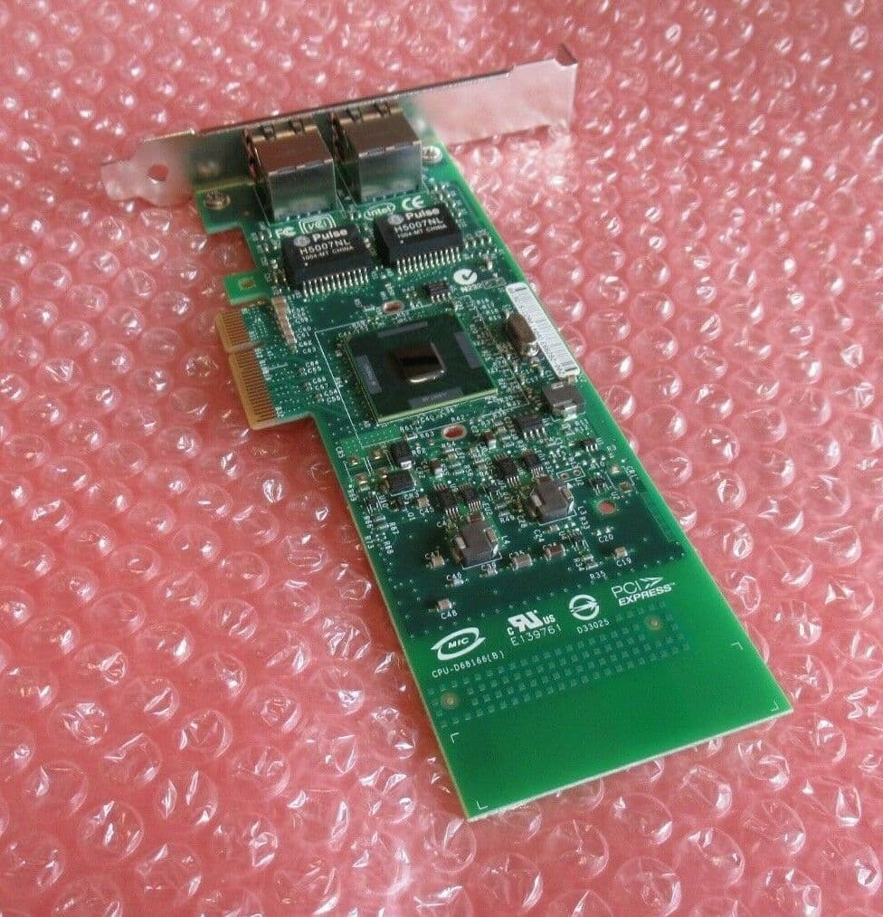 Dell G174P E66292-002 Pro1000 PT Dual-Ports 1Gbps PCIe Network ...