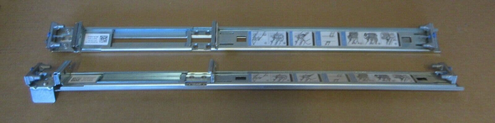 Dell G483G K291G PowerEdge R610 R710 NX3000 Left & Right Static Server ...