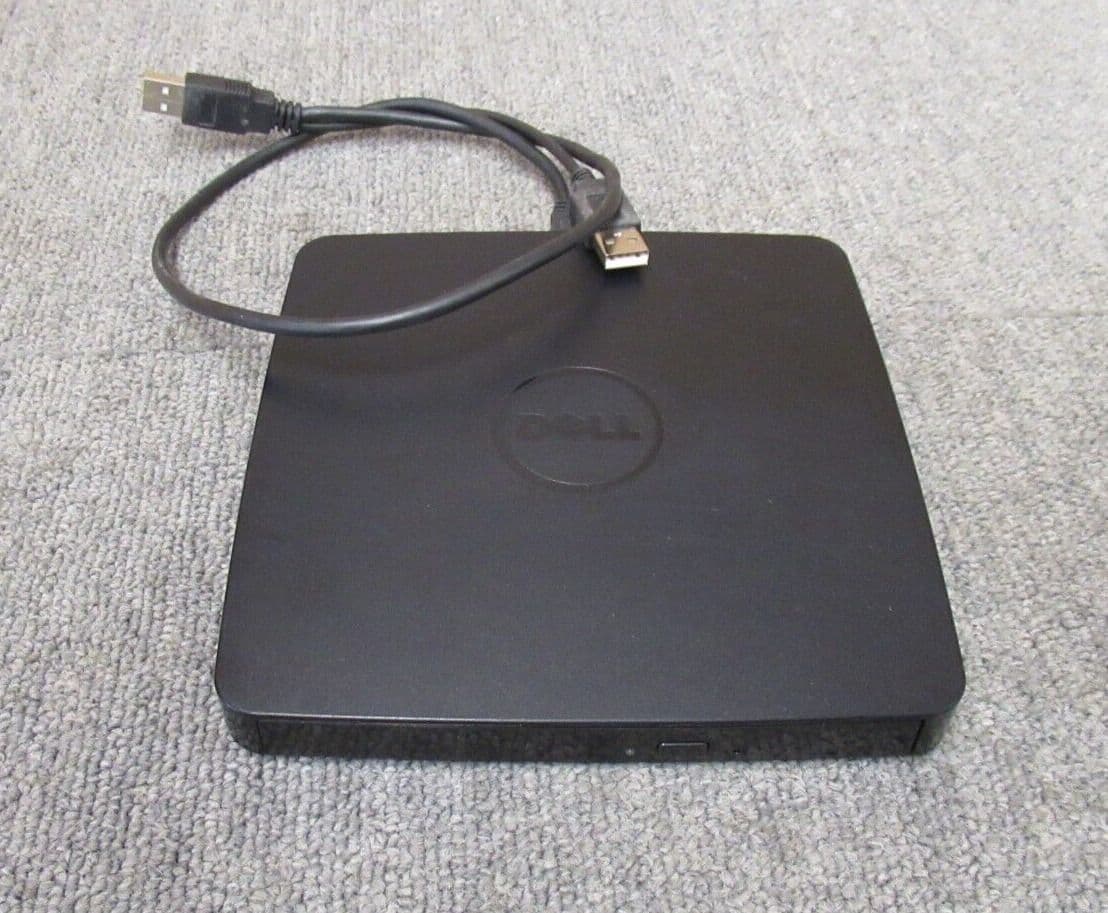 Dell GP60N CTTYDR External USB Powered Slim 8x DVD-RW Optical Drive & Cable