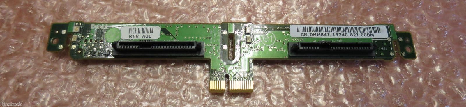 Dell HM841 PowerEdge M600 M605 2x SAS / SATA Hard Drive Backplane