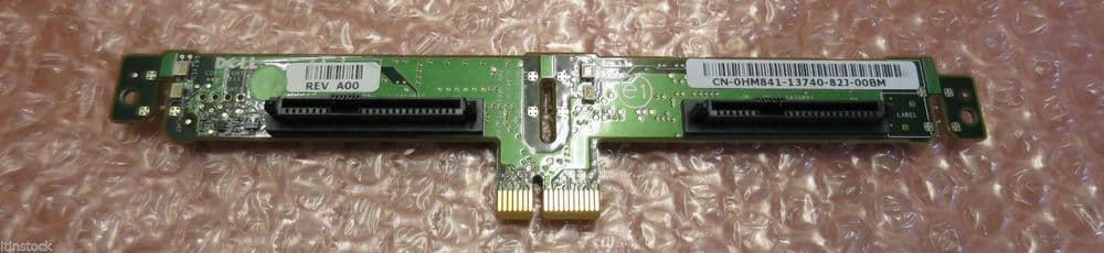 Dell HM841 PowerEdge M600 M605 2x SAS / SATA Hard Drive Backplane