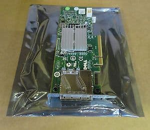 DELL HOST BUS ADAPTER HBA SAS 6GB/S PCI-E X8 2 TWO SAS PORTS CARD 3DDJT