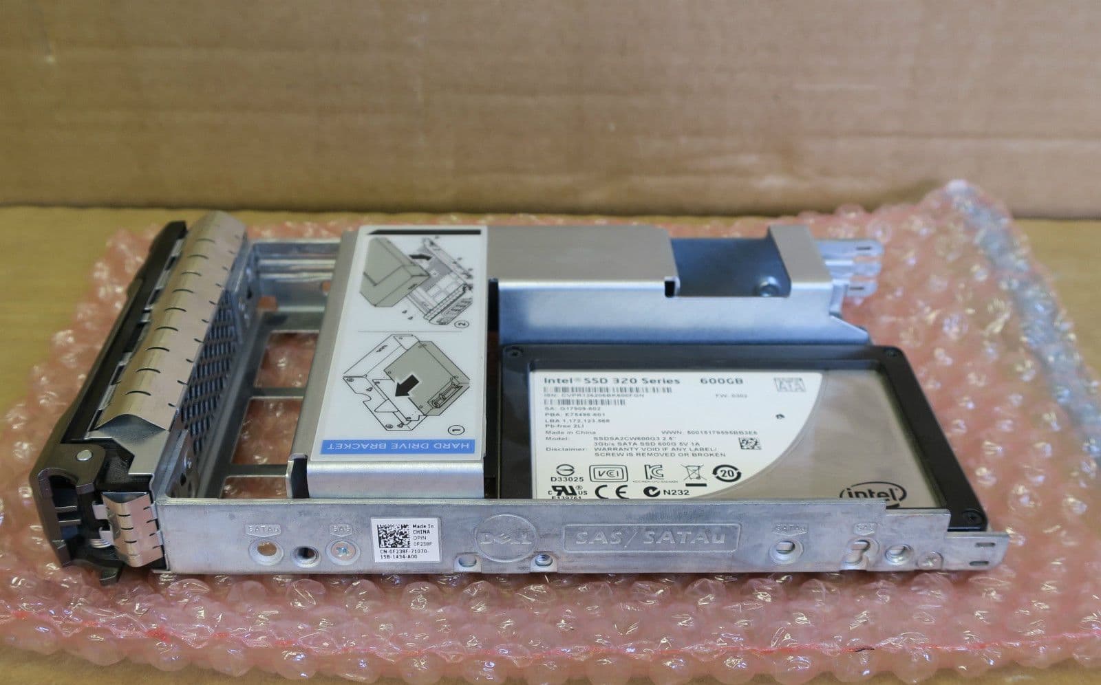 Dell Intel 320 Series 2 5" 600GB SSD Solid State Hard Drive SSDSA2CW600G3