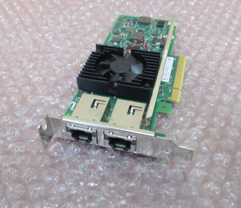 Dell Intel 3DFV8 X540-T2 10Gb RJ-45 Dual Port Converged Network Adapter ...