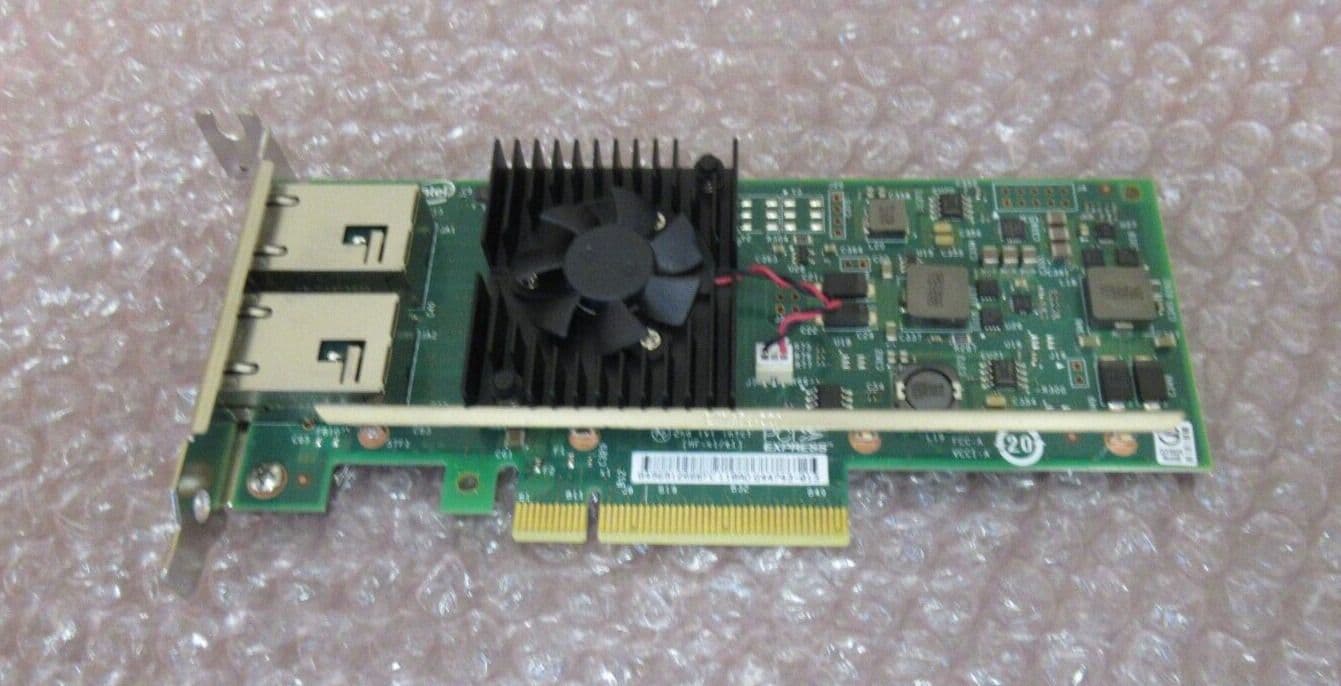 Dell Intel 3DFV8 X540-T2 10Gb RJ-45 Dual Port Converged Network Adapter ...