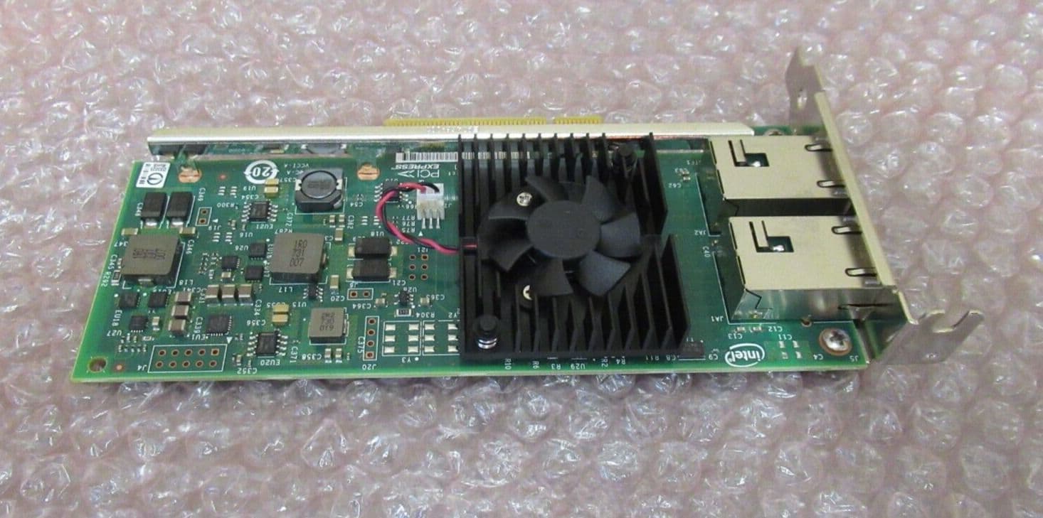 Dell Intel 3DFV8 X540-T2 10Gb RJ-45 Dual Port Converged Network Adapter ...