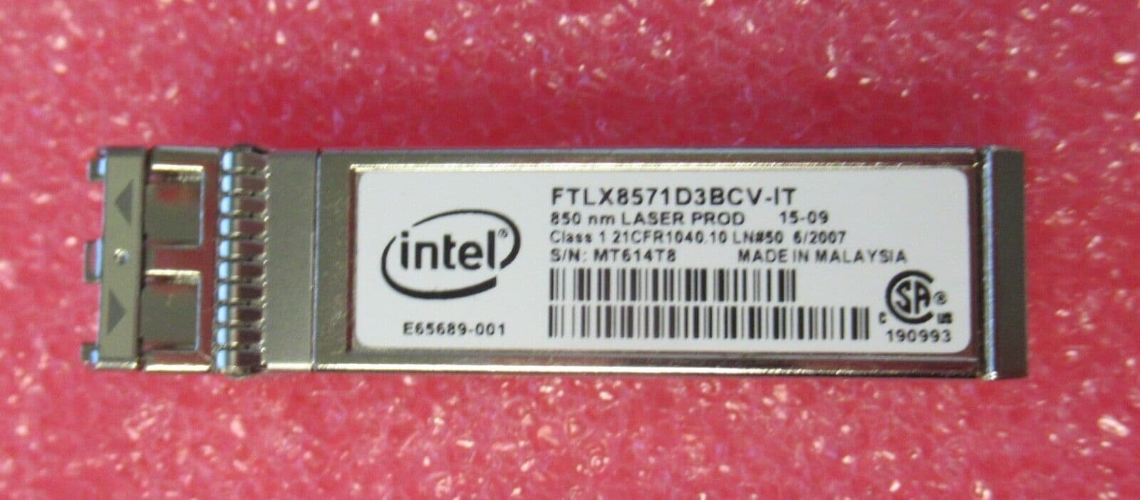 Dell Intel FTLX8571D3BCV-IT 10GBASE-SR SFP Optic Transceiver Module ...