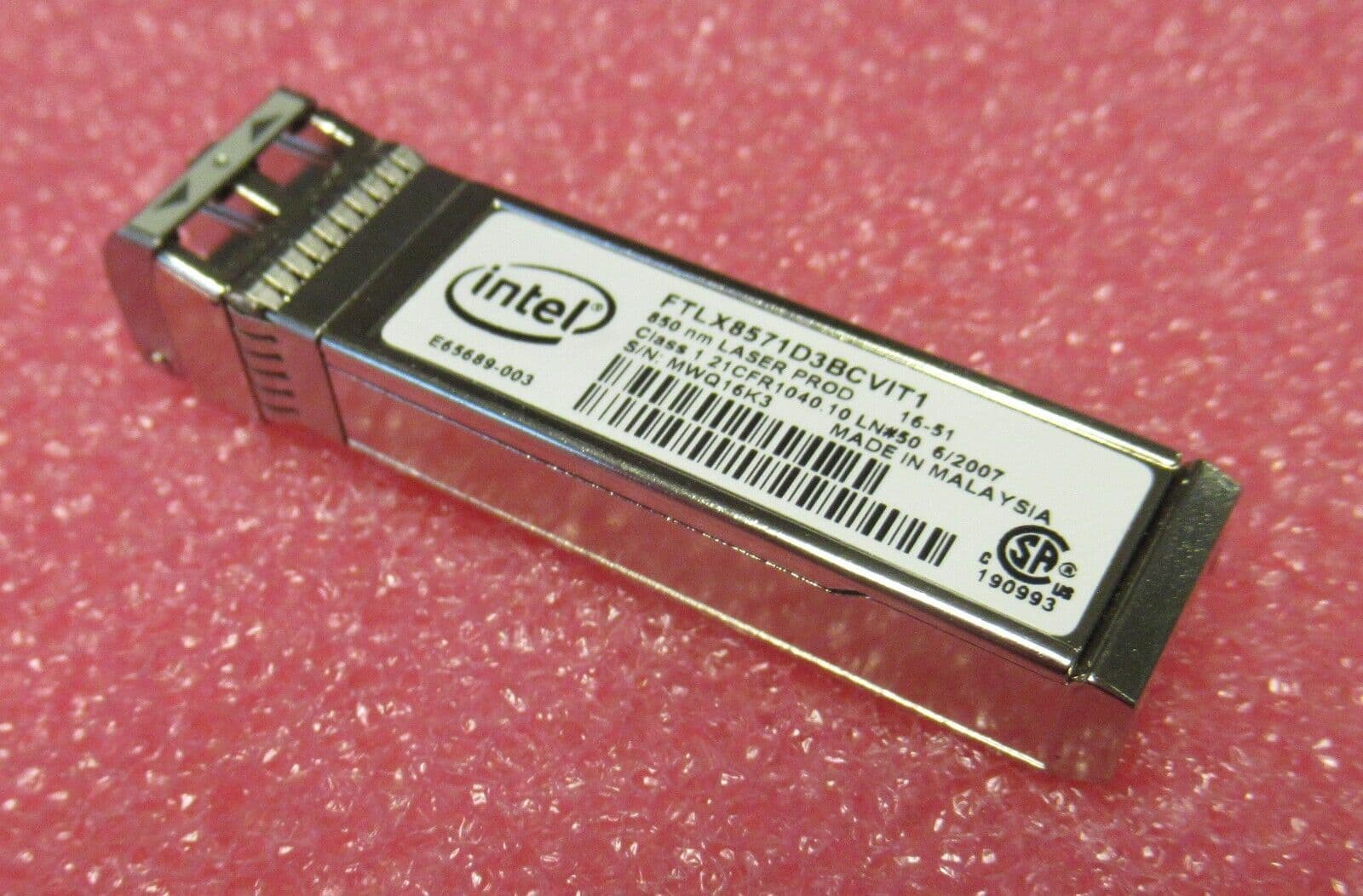 Dell Intel FTLX8571D3BCVIT1 10GBASE-SR SFP Optic Transceiver Module ...