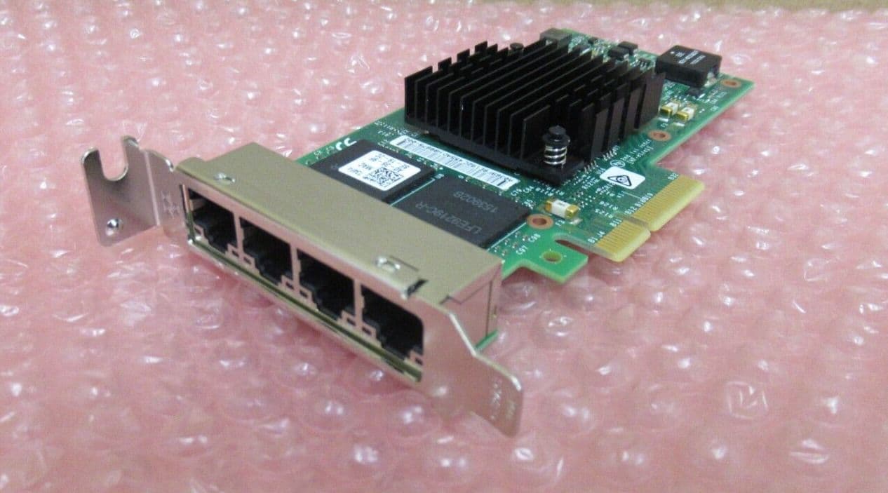 Dell Intel I350-T4 T34F4 Quad-Ports 1Gbps Express Network Interface Card