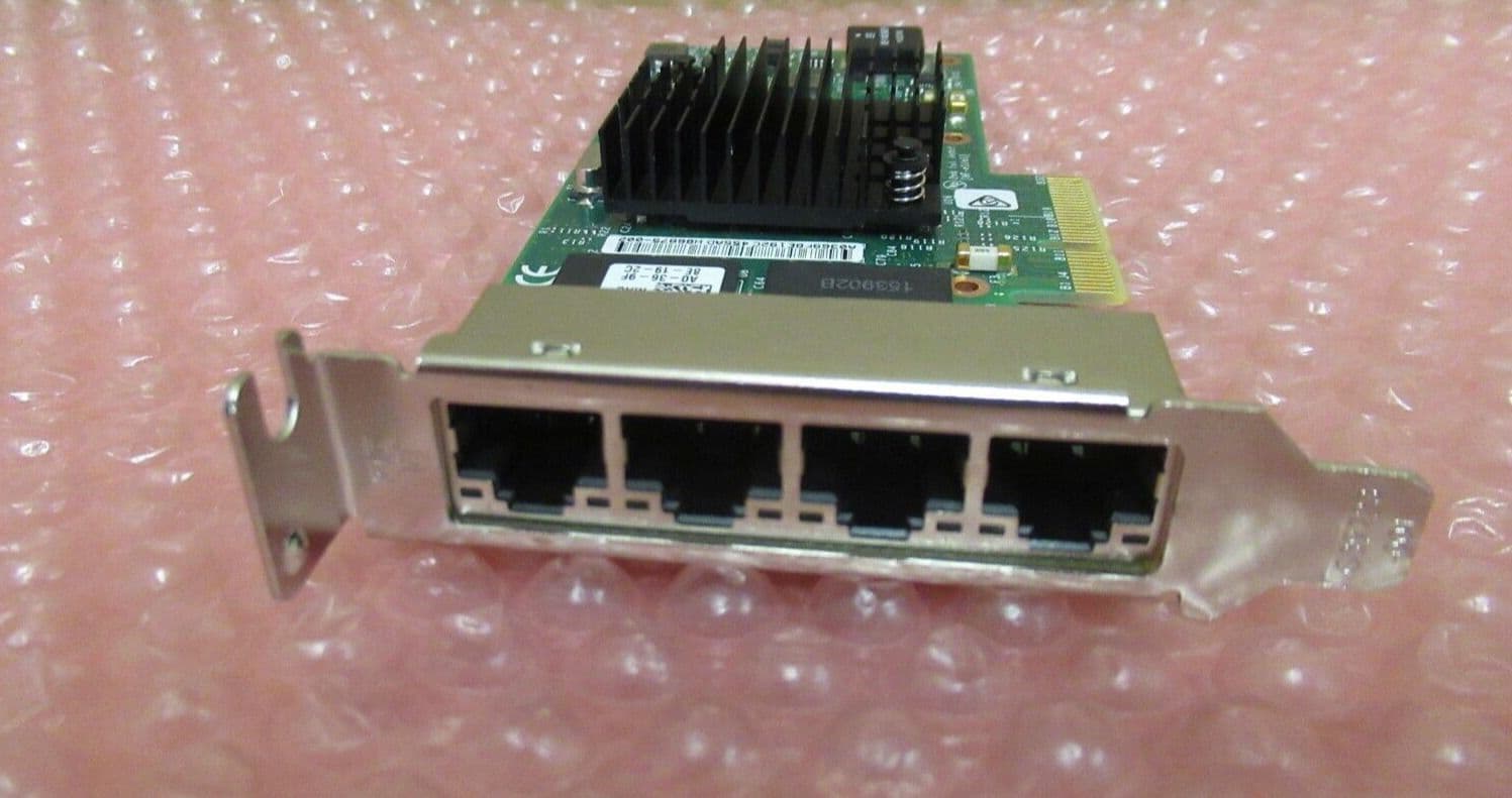 Dell Intel I350-T4 T34F4 Quad-Ports 1Gbps Express Network Interface Card