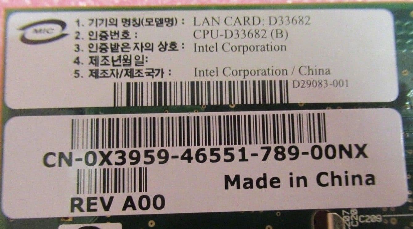 Dell Intel Pro/1000 PT Dual Port Gigabit NIC Server Network Adapter ...