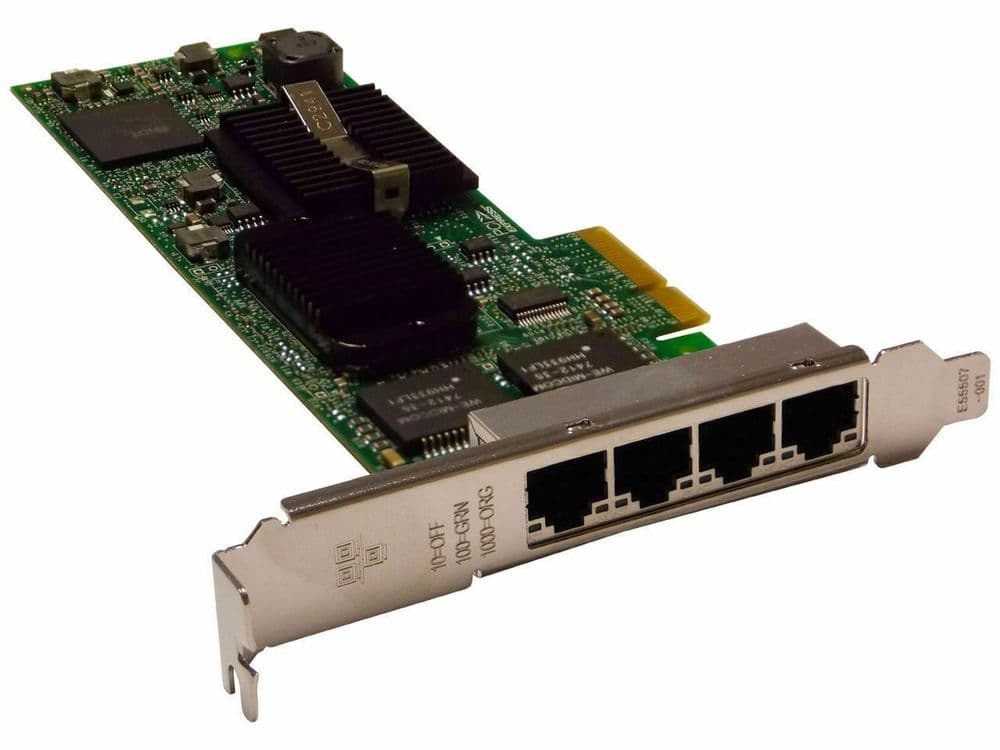 Dell Intel Pro 1000 VT 4-Port Network 1GB Adapter Card PCI-e H092P ...