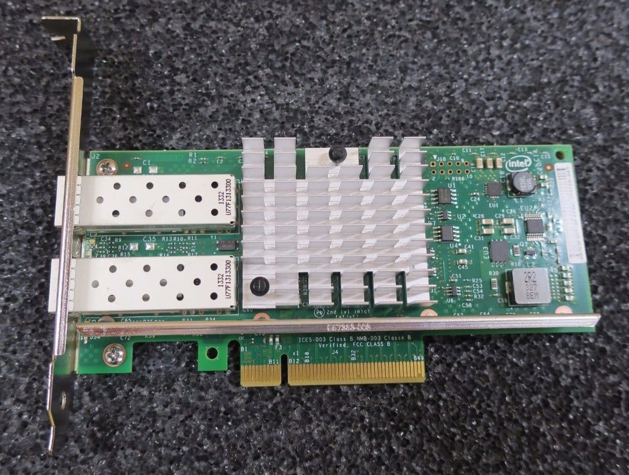 Dell Intel X520-DA2 SFP Dual Port PCIe 10Gb 10Gbe NIC SFP XYT17