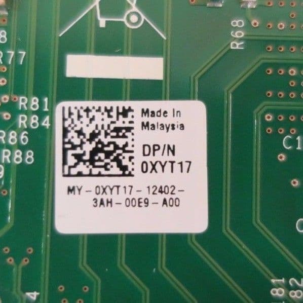 Dell Intel X520-DA2 SFP Dual Port PCIe 10Gb 10Gbe NIC SFP XYT17