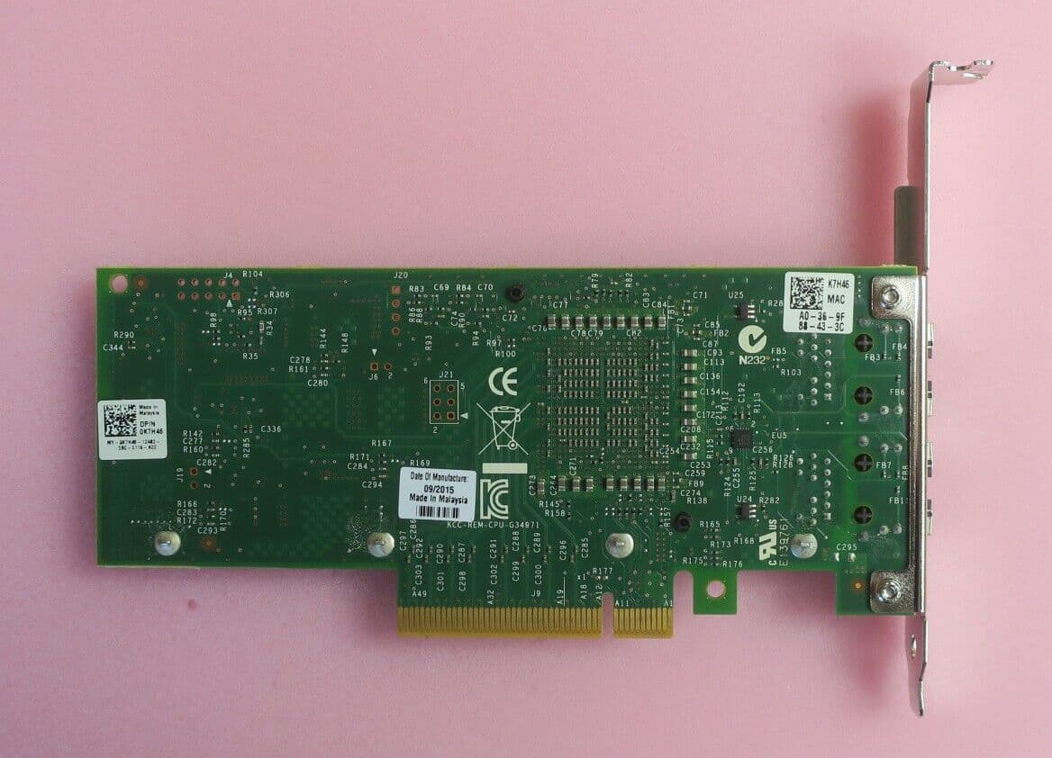 Dell Intel X540-T2 10Gb RJ-45 Dual Port CNA Converged Network Adapter ...