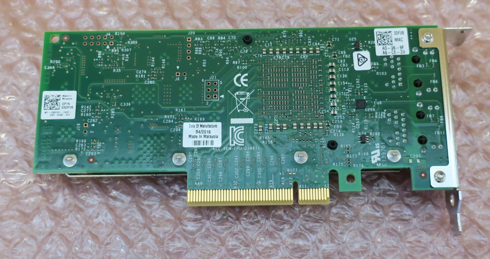 Dell Intel X540-T2 Dual 10GB 10G 10GBe 10BASE-T RJ45 Ethernet PCI-E ...