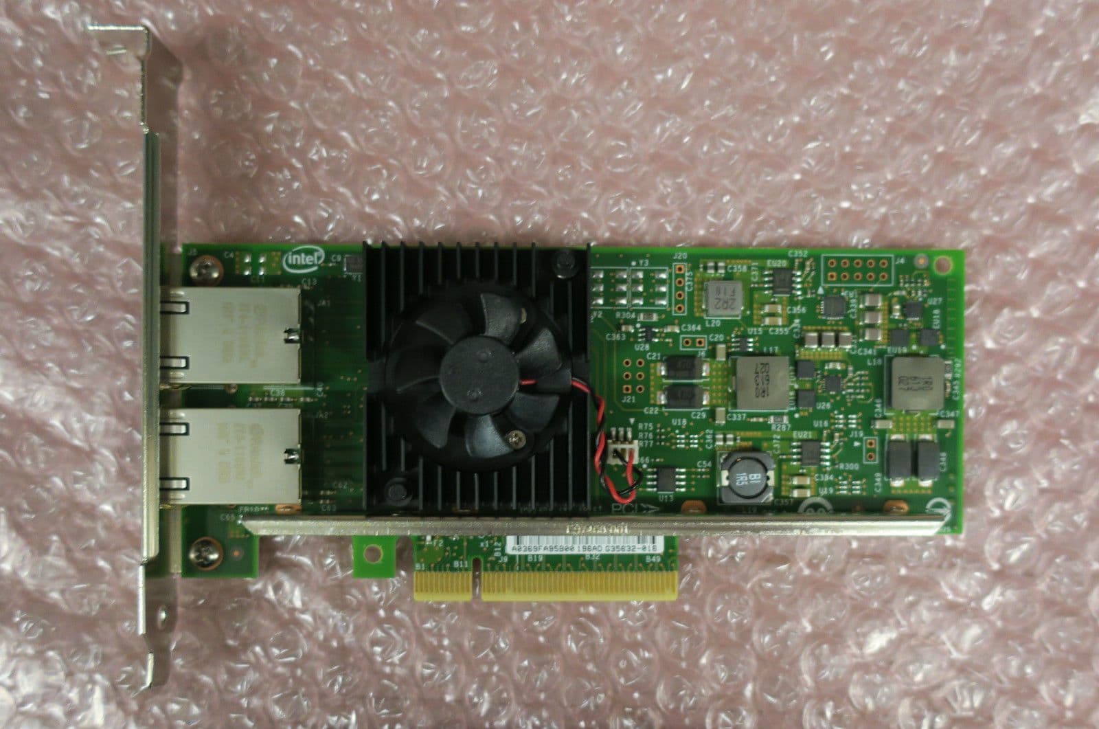 Dell Intel X540 T2 Dual 10gb 10g Rj45 Ethernet Pci E K7h46 With Fh Bracket 