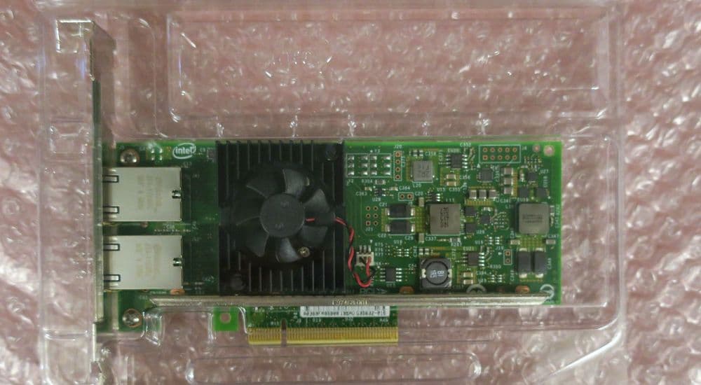 Dell Intel X540-T2 Dual 10GB 10G RJ45 Ethernet PCI-E K7H46 with FH Bracket