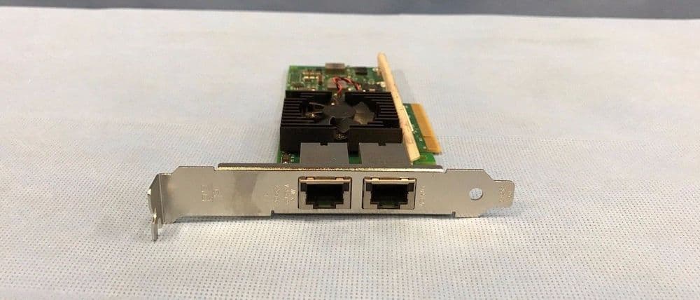 Dell Intel X540-T2 Dual 10GB RJ45 Ethernet PCI-E K7H46 Full Height Bracket