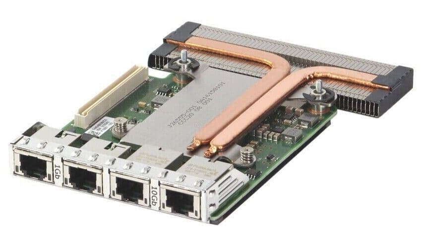 Dell Intel X550 2x 10Gb 2x 1Gb RJ-45 Quad Port Network Daughter Card ...