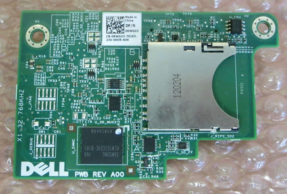 DELL INTERNAL DUAL SD MODULE RIPS RISER CARD - For PowerEdge M620 RWGG5 ...