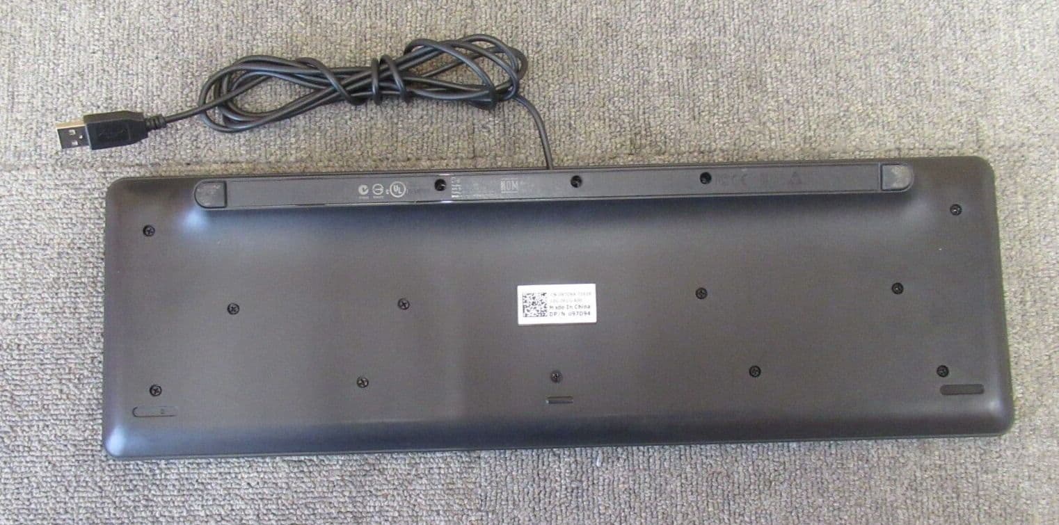 Dell KB113t 97D94 097D94 Black 105-Keys Quiet Slim USB Wired UK QWERTY ...