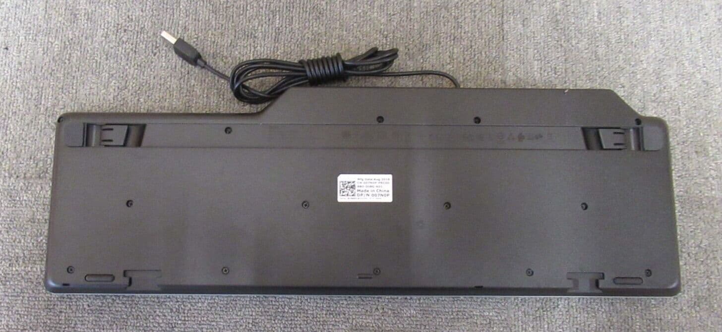 Dell KB255p 07N0P 007N0P Multimedia USB Wired Black AZERTY French Keyboard