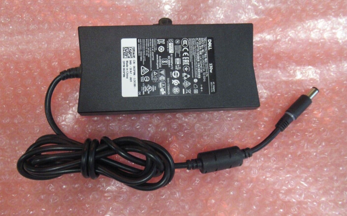 Dell LA130PM190 63P9N 063P9N Laptop AC Power Adapter 130W 19 5V 6 7A