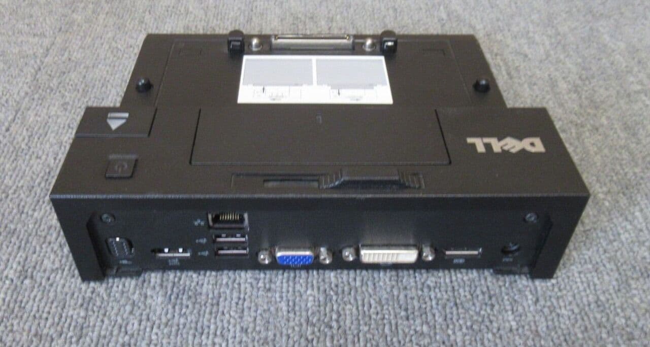 Dell Latitude 8RNJ7 K07A E-Series E-port Replicator Laptop Docking Station