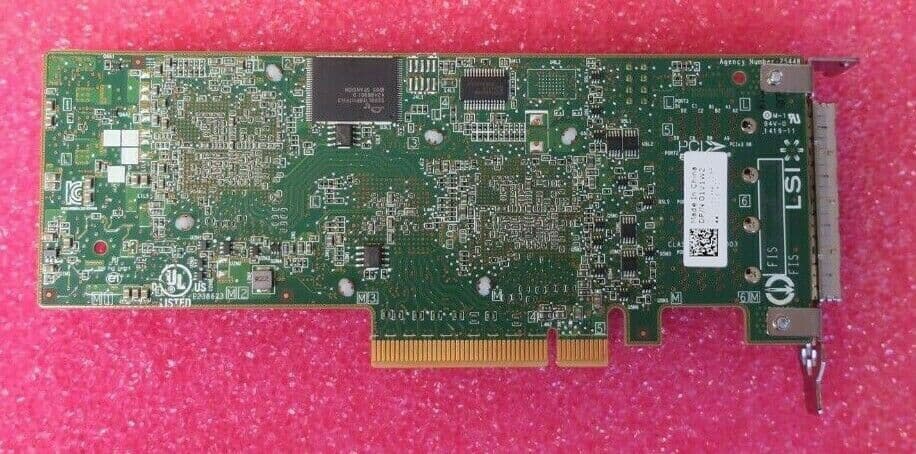 Dell LSI SAS9206-16e SAS SATA Host Bus Adapter HBA Quad 8644 Ports 6G ...
