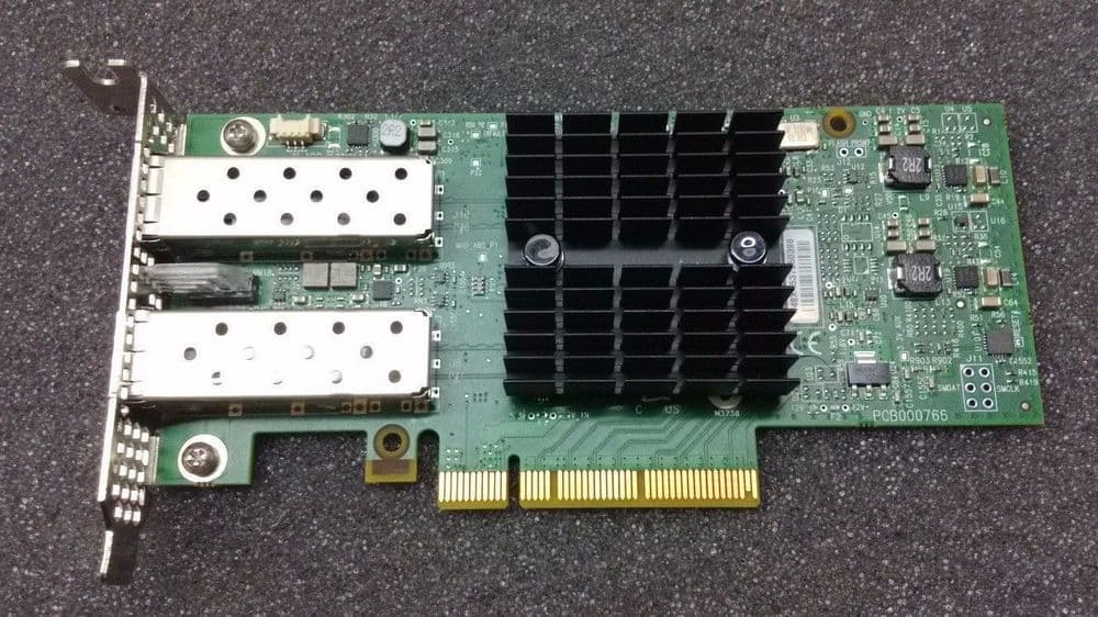 Dell Mellanox 10G CX3 Dual Port SFP Low Profile Network Card Y3KKR DP ...