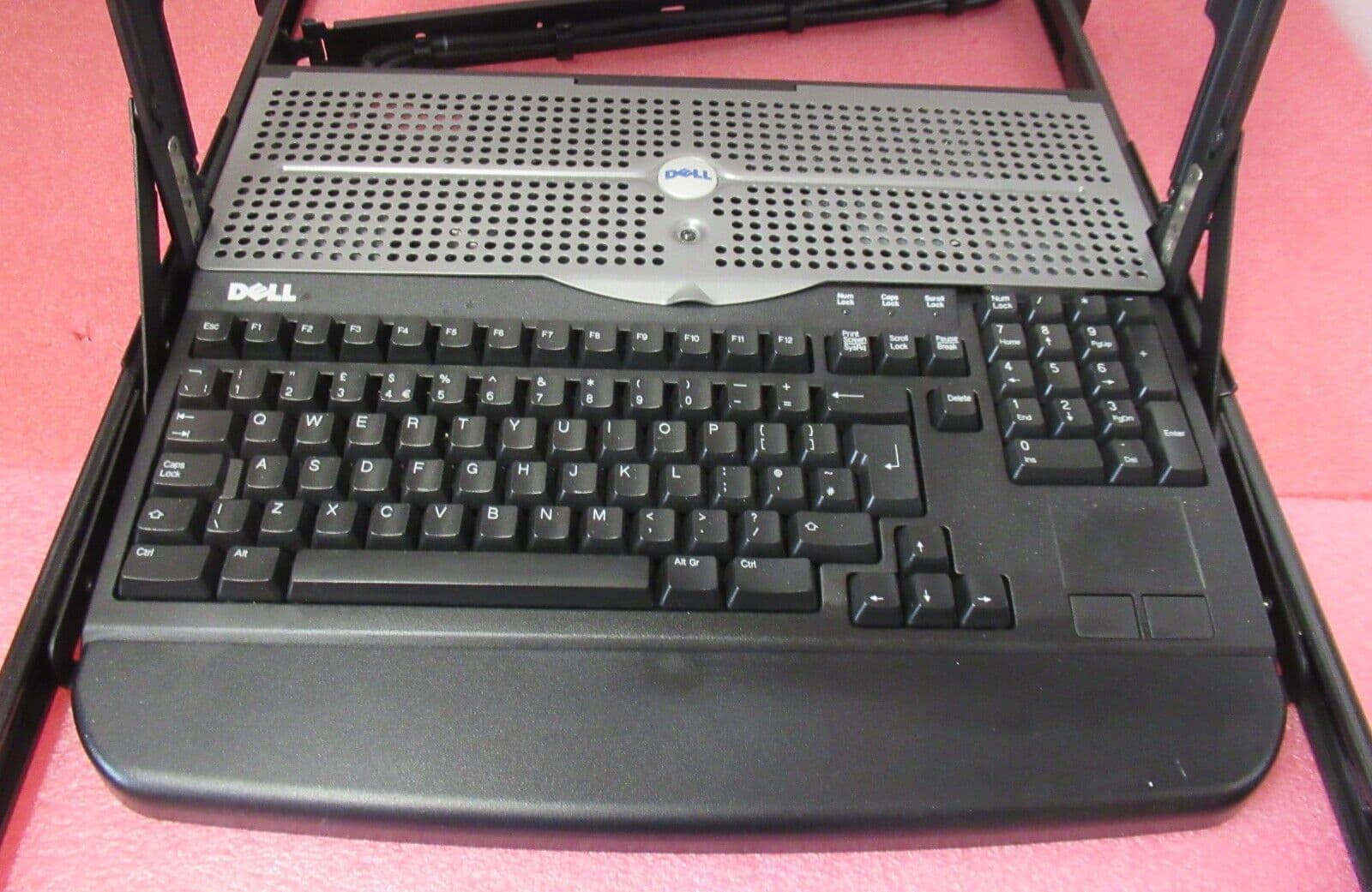 Dell MF792 G6325 0G6325 15FP PowerEdge 1U 15" Display Rack Console With ...