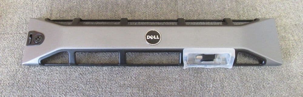 Dell MY4YD 0MY4YD PowerEdge R520 R720 R820 Grey 2U Front Bezel Cover & Key