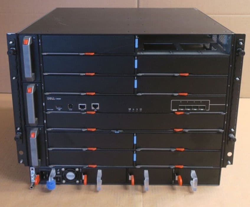 Dell Networking C9010 Modular 10-Slot Switch Chassis 1x C9000 RPM-2 56T ...
