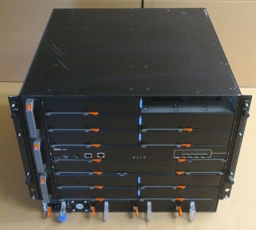 Dell Networking C9010 Modular 10-Slot Switch Chassis 1x C9000 RPM-2 56T ...