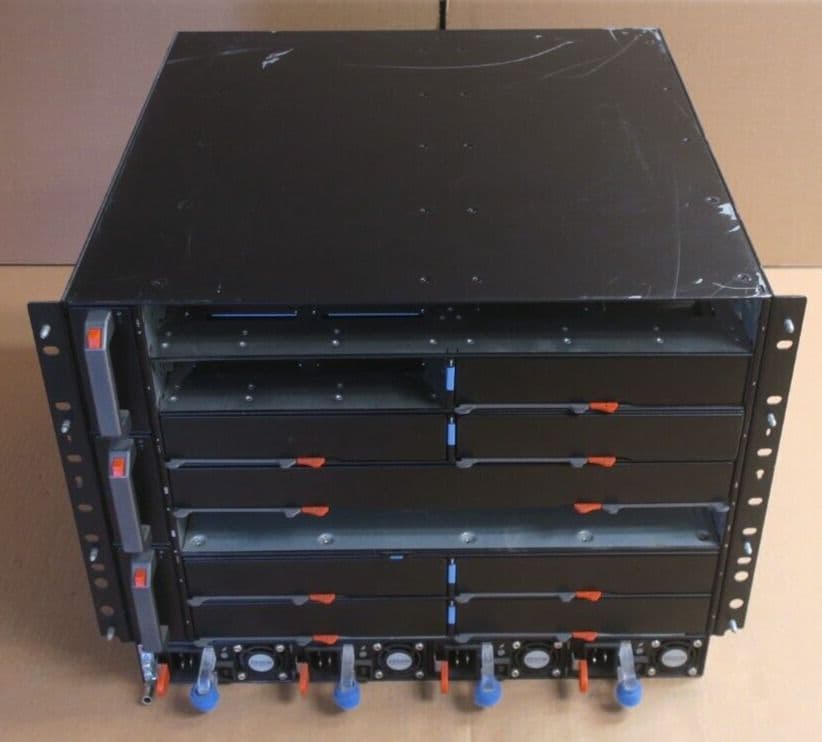 Dell Networking C9010 Modular 10-Slot Switch Chassis 500WH 4x PSU 3x Fans