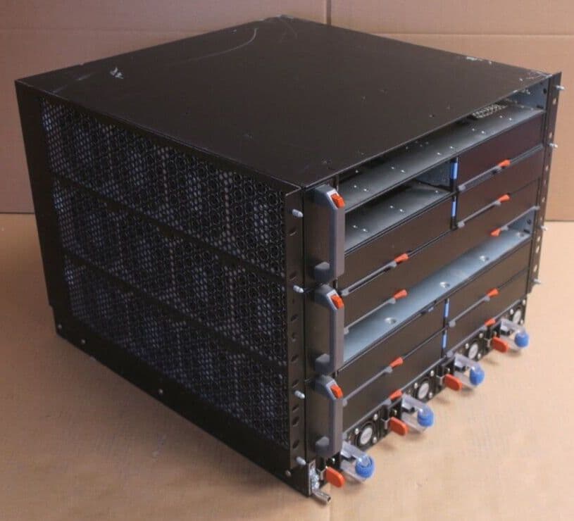 Dell Networking C9010 Modular 10-Slot Switch Chassis 500WH 4x PSU 3x Fans