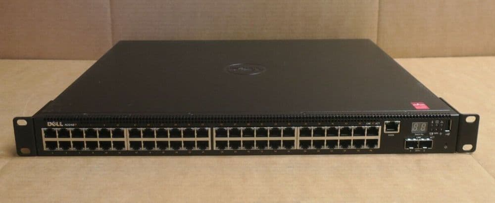 Dell Networking N2048P 48x 1GbE RJ45 PoE 2x 10Gb SFP Port L3 Switch WYWXP
