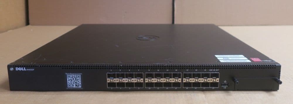Dell Networking N4032F N4000 24x 1/10GbE SFP 1U L2/L3 Managed Switch 2x PSU