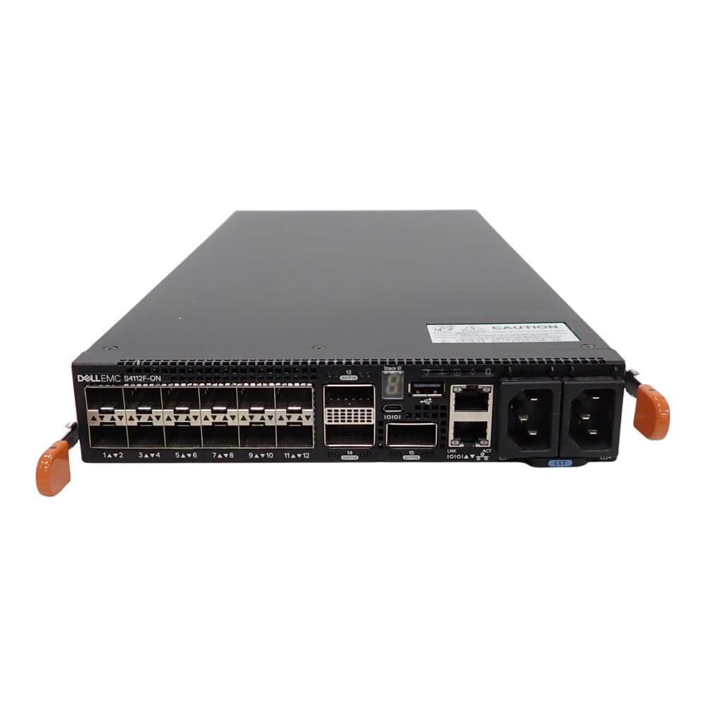 Dell Networking S4112F-ON 12x 10G SFP 3x 100G QSFP28 F2B Managed Switch ...