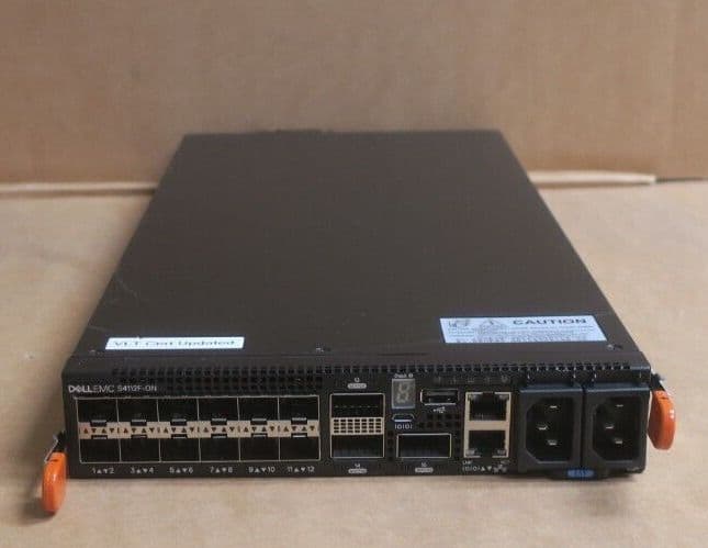 Dell Networking S4112F-ON 12x 10GbE SFP 3x 100GbE QSFP28 R2F Managed Switch