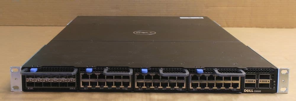 Dell Networking S5000 LAN/SAN Modular Switch 6KJC5 3x 12xETH10-T ...