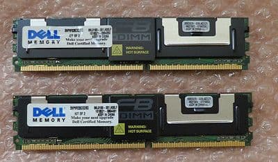 Dell Original 8Gb 2x4GB Memory RAM PowerEdge 1950 SNP9F035CK2/8G 2950 2900