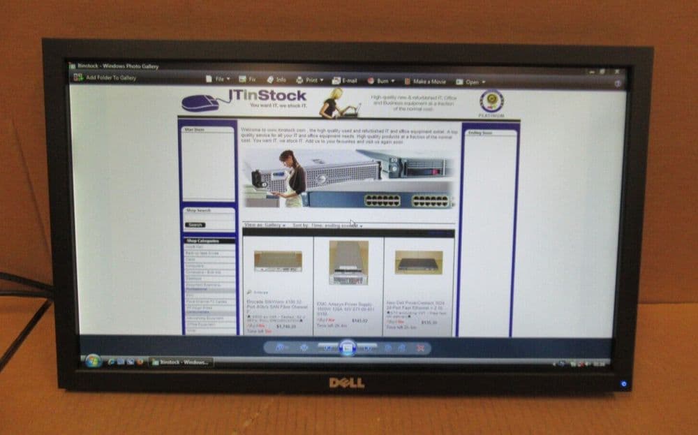 Dell P2211HT 42W19 042W19 22" LCD TFT LED Widescreen Flat Panel Monitor ...